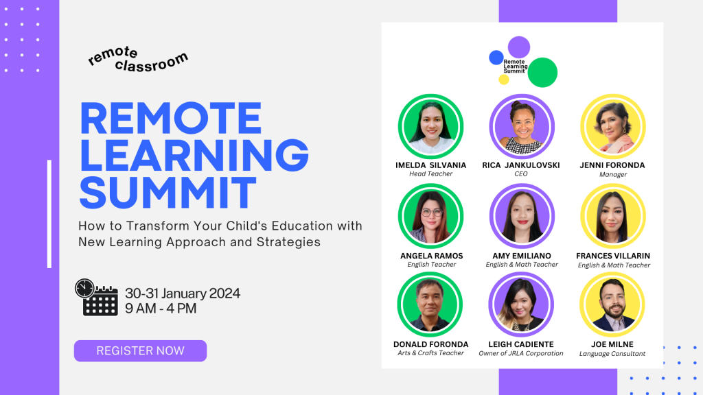 Remote Learning Summit 2024: Transform Your Child’s Education - Remote ...
